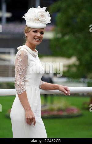 Charlotte Hawkins ahead of day five of Royal Ascot at Ascot Racecourse ...