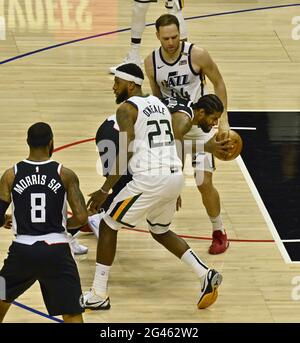 Utah Jazz forward Royce O'Neale (23) in the first half of an NBA ...