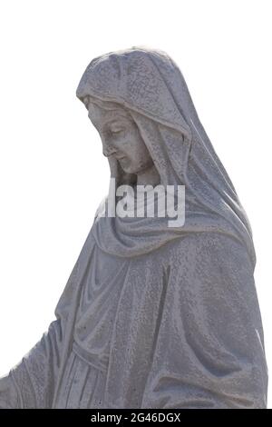 The Virgin of the Rock is an imposing stone sculpture in Baiona ...