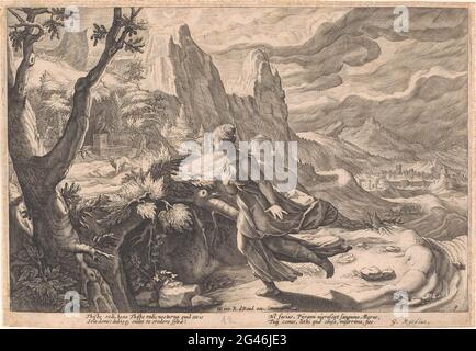 Pyramus and Thisbe; Metamorphoses from Ovid. Pyramus put himself down ...