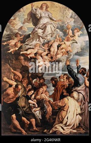 Peter Paul Rubens - The Assumption of the Virgin Mary Stock Photo - Alamy