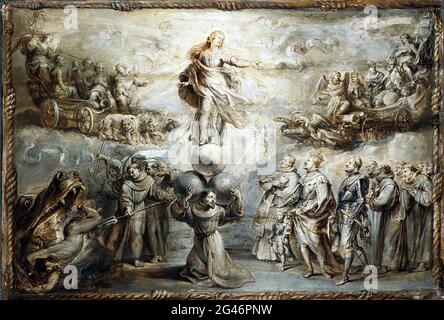 Franciscan Allegory in Honor of the Immaculate Conception 1631-1632 ...