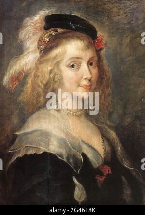 Peter Paul Rubens - Portrait Helen Fourment 1 C 1638 Stock Photo - Alamy