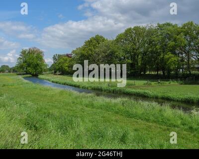 The river issel in germany Stock Photo - Alamy