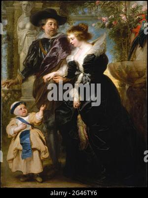 Rubens His Wife Helena Fourment and Their Son Frans by Peter Paul ...