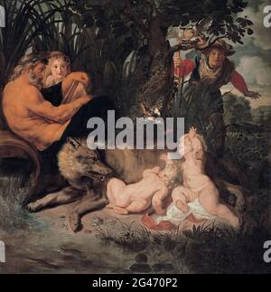'Romulus and Remus' by Peter Paul Rubens portrays the legendary founding of Rome, depicting the ...