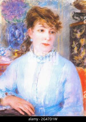 Pierre-Auguste Renoir - Portrait of a Woman Stock Photo - Alamy