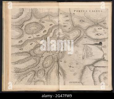 Map of the area around Porto Calvo where the Portuguese and indigenous ...