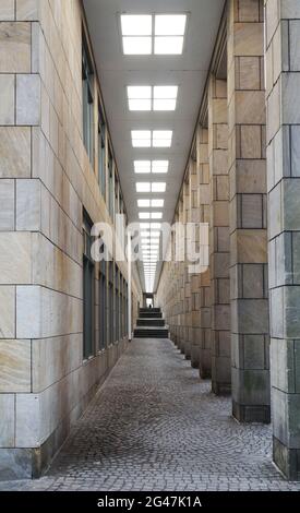 Interior architecture and hallway design of 'Cathedral Basilica of ...