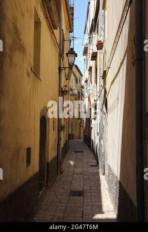 Corso Marcelli in the historic center of Isernia Stock Photo - Alamy