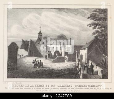 Château d'Hougoumont farmhouse, near Waterloo, Belgium, where British ...