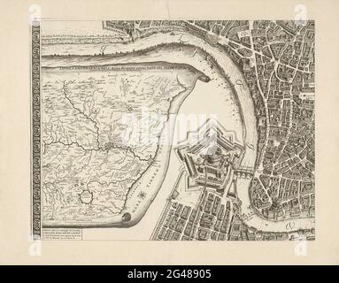 Plattegrond van de Stad Rome; New plants and raised of the city of Rome ...