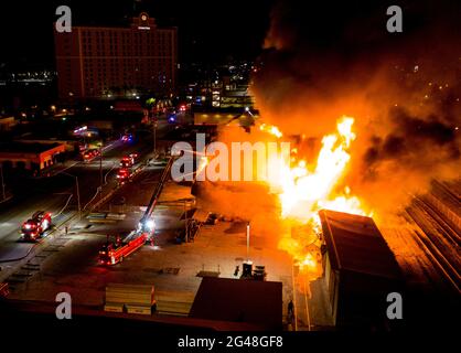 A Modesto California fire department truck Stock Photo - Alamy