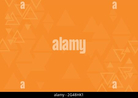 Abstract background made from triangles, orange pattern, symmetrical ...