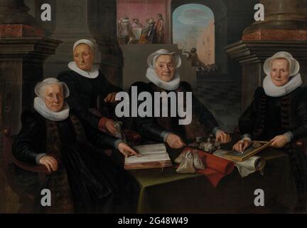 Three Regentesses and the 'House Mother' of the Amsterdam Lepers ...