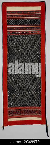 Cloth; PA Moon. Cloth with geometric motifs Stock Photo - Alamy