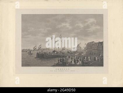 Festive visit in Nijmegen, 1831, Willem Hendrik Hoogkamer, After Otto ...