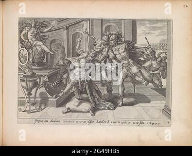 As King Sanherib of Assyria knelt in the temple of his god Nisroch, he ...