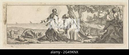 Christ appoints Peter as head of his church, Pier Leone Ghezzi, 1684 ...