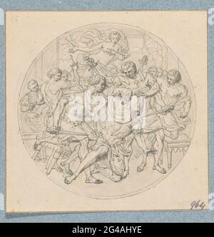 The death of Julius Caesar (in box 43 with drawings) De dood van Julius ...