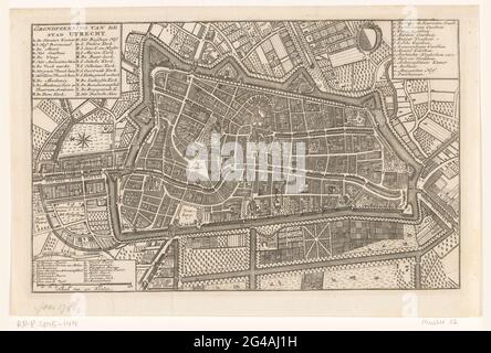 Ground drawing of the city of Utrecht Stock Photo - Alamy