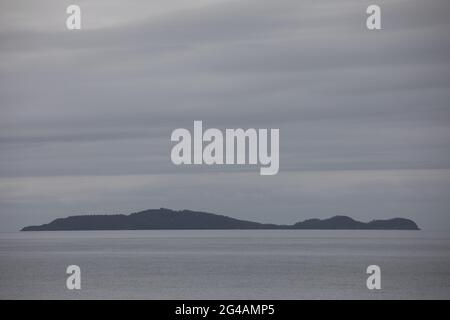 Snapper island at the mouth of the daintree river in far north ...