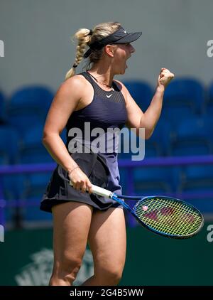 Zhang Shuai during day two of the Viking International at Devonshire ...