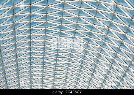 Triangular Steel Structure Glass Ceiling Skylight Roof Stock Photo - Alamy