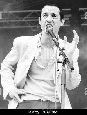 Fat White Family play live on stage on day one of Field Day festival in ...