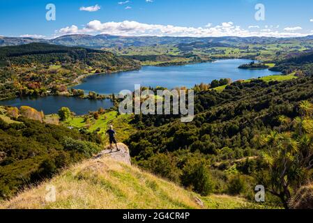 Lake Tutira Hawkes Bay New Zealand Stock Photo - Alamy