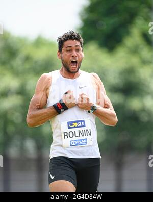 Ratingen, Deutschland. 19th June, 2021. jubilation Vanessa GRIMM (GER ...