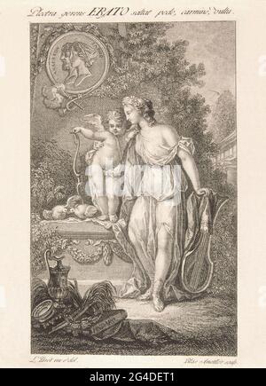 Erato, Greek muse of love poetry Stock Photo - Alamy
