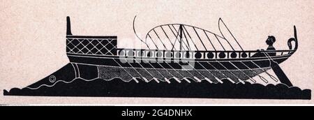 transport / transportation, ancient world, Greece, warship, trireme ...