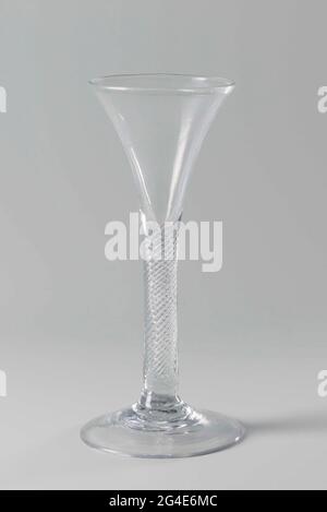 Slinger glass with trumpet -shaped chalice, anonymous, c. 1750 - 1775 ...