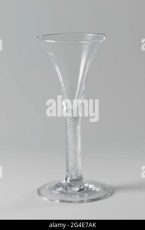 Slinger glass with trumpet -shaped chalice, anonymous, c. 1750 - 1775 ...