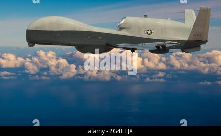 The U.S. Navy unmanned aerial vehicle operators, prepare a VBAT ...