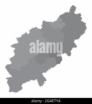 Daventry district map - England UK Stock Vector Image & Art - Alamy