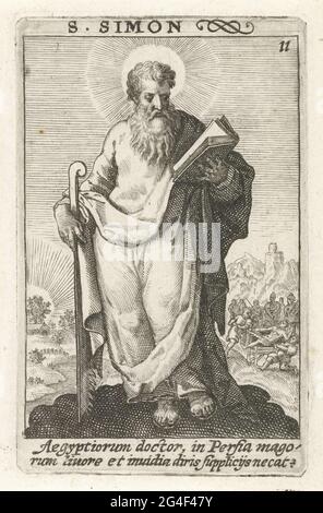 Apostle Simon; The twelve apostles. The apostle Simon, for feet, a book ...