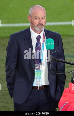 STEVE CLARKE, SCOTLAND MANAGER, 2021 Stock Photo - Alamy