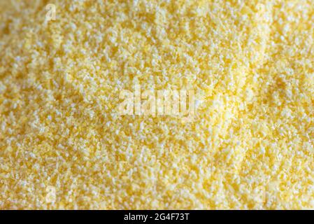 Corn flour close-up, studio shot Stock Photo - Alamy