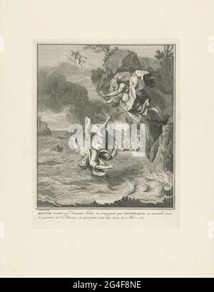 Telemachus and Mentor escape from island of Calypso Stock Photo - Alamy
