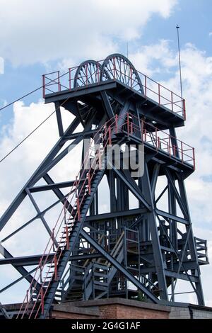 Snibston Colliery Museum situated in Coalville, Leicestershire. The ...