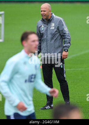 Rotterdam - coach Arne Slot of Feyenoord during the match between ...
