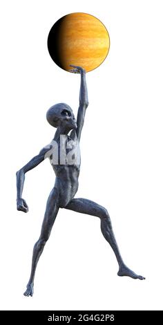 alien illustration Stock Photo - Alamy