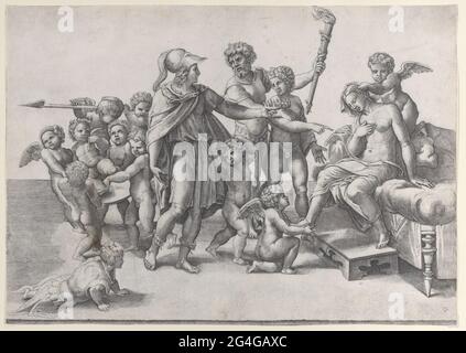 Marriage of Alexander the Great, King of Macedonia, with Roxana of ...