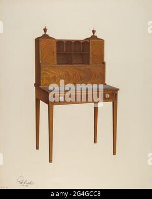 Writing Desk, c. 1940 Stock Photo - Alamy