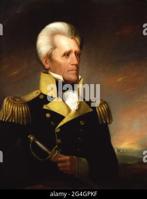 President Andrew Jackson - Ralph E.W. Earl, circa 1837 Stock Photo - Alamy