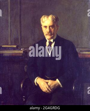 Portrait of Sir Robert Borden, prime minister (1911-1920), from 100 ...