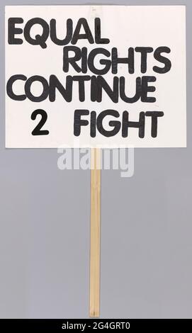 Equal Rights Signs Stock Photo - Alamy