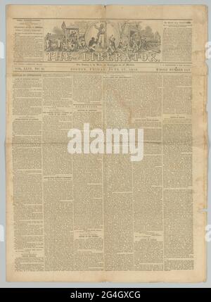 The Liberator Newspaper Stock Photo - Alamy